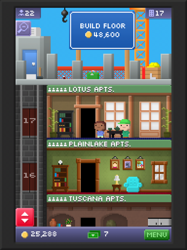 Tiny Tower Anmeldelse - Gamereactor