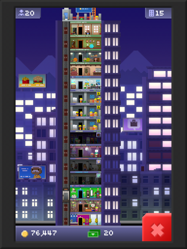 Tiny Tower Anmeldelse - Gamereactor