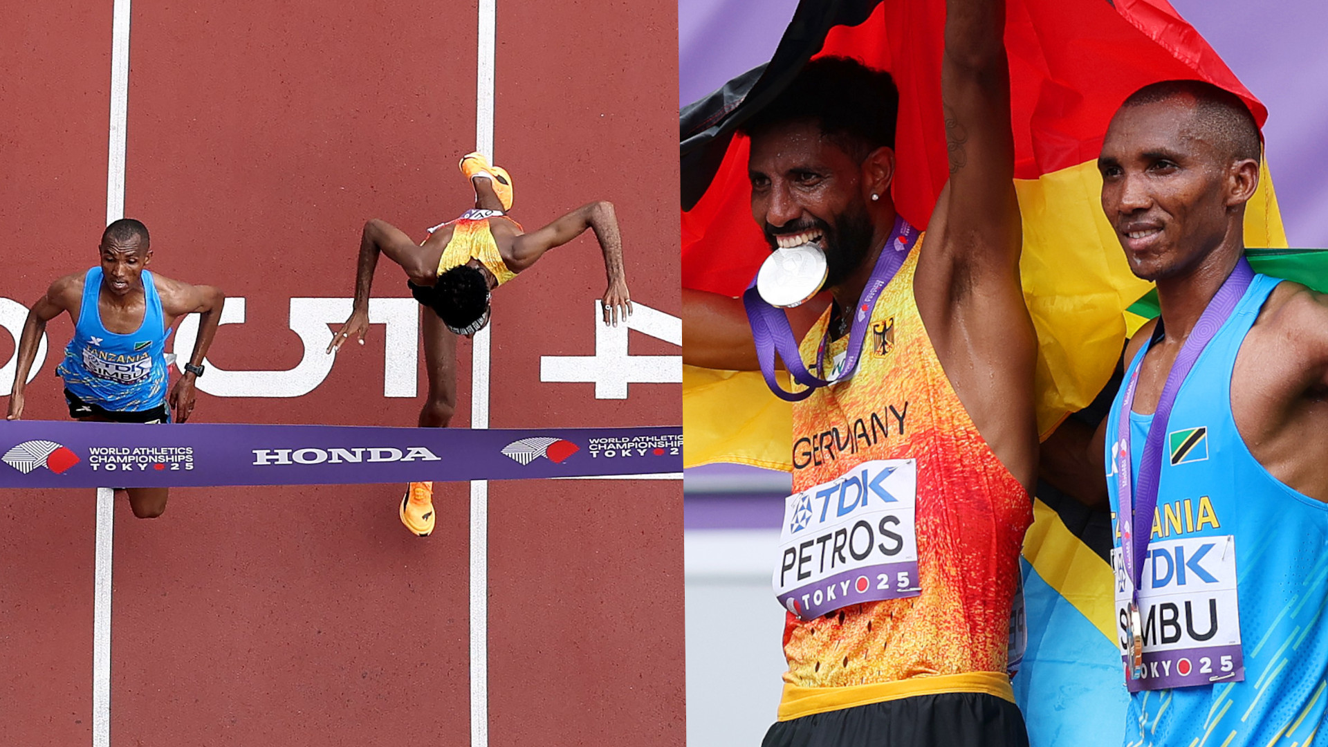 Maraton ved verdensmesterskaberne i atletik i Tokyo 2025 afgjort med 3 ...