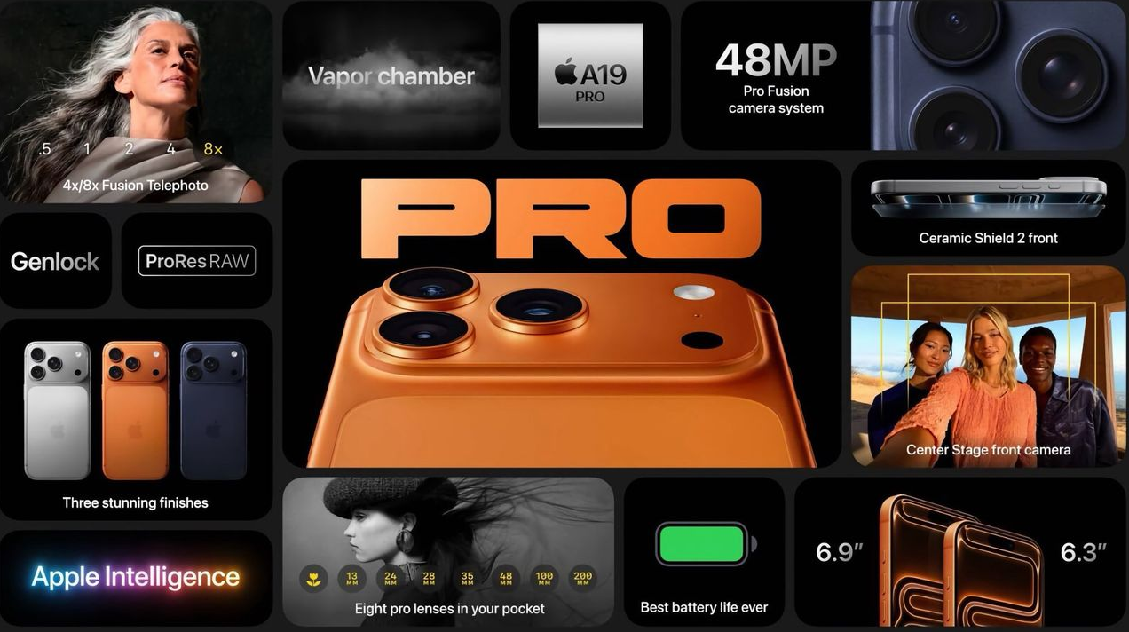 Apple dropper Plus og introducerer iPhone 17 Air og opgraderet Pro ...