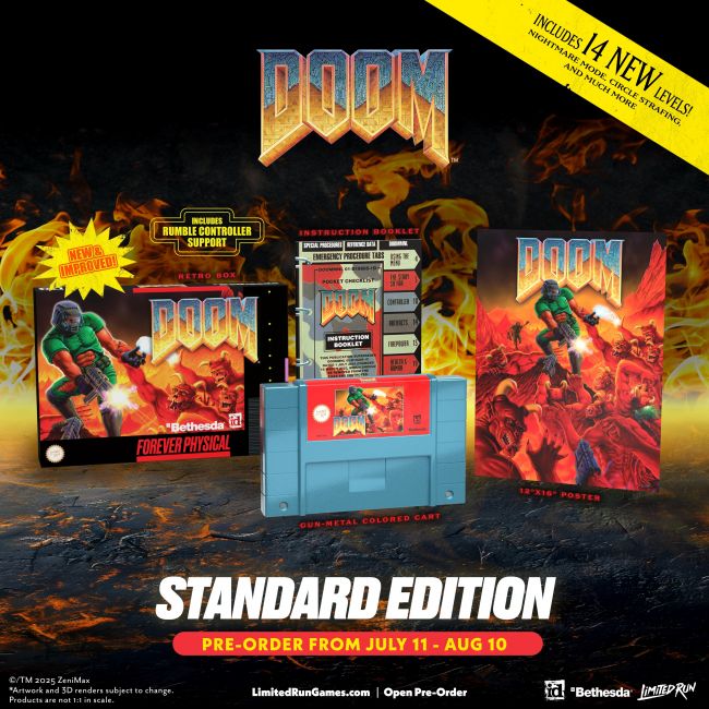 Den nye SNES-port af Doom kan forudbestilles fra i morgen af