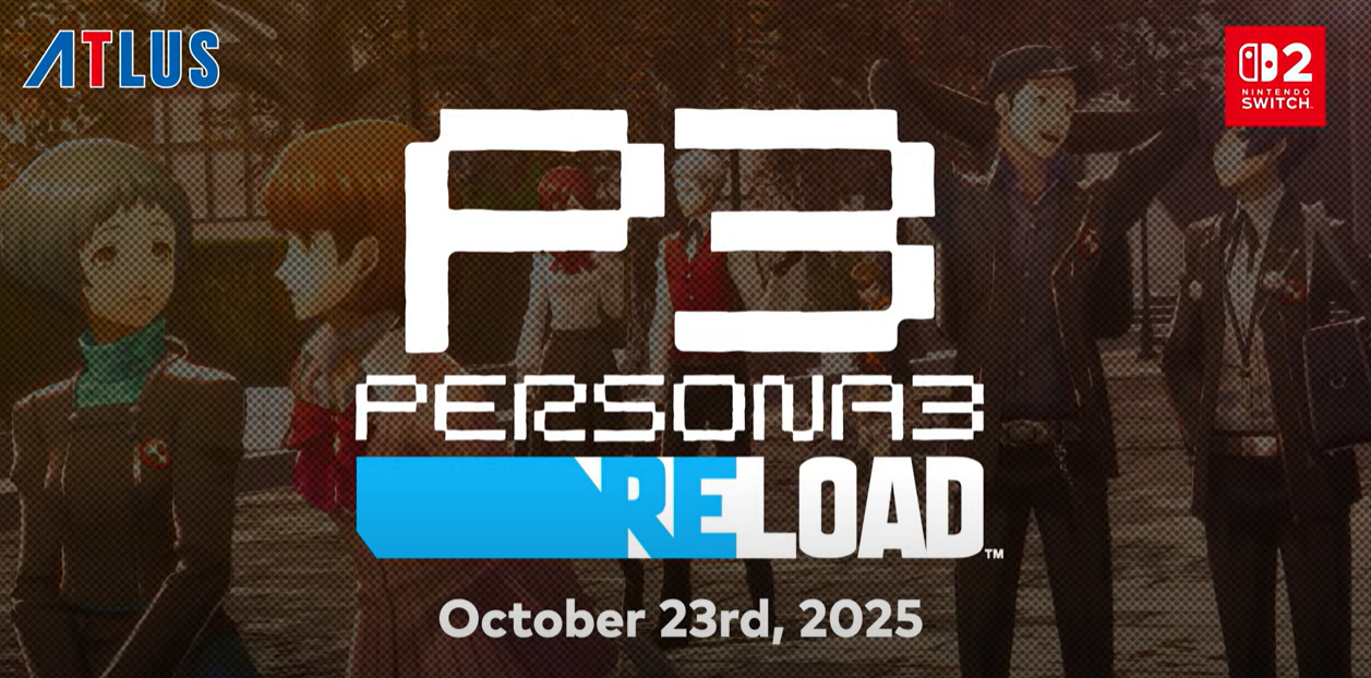 Persona 3 Reload rammer Nintendo Switch 2 til oktober