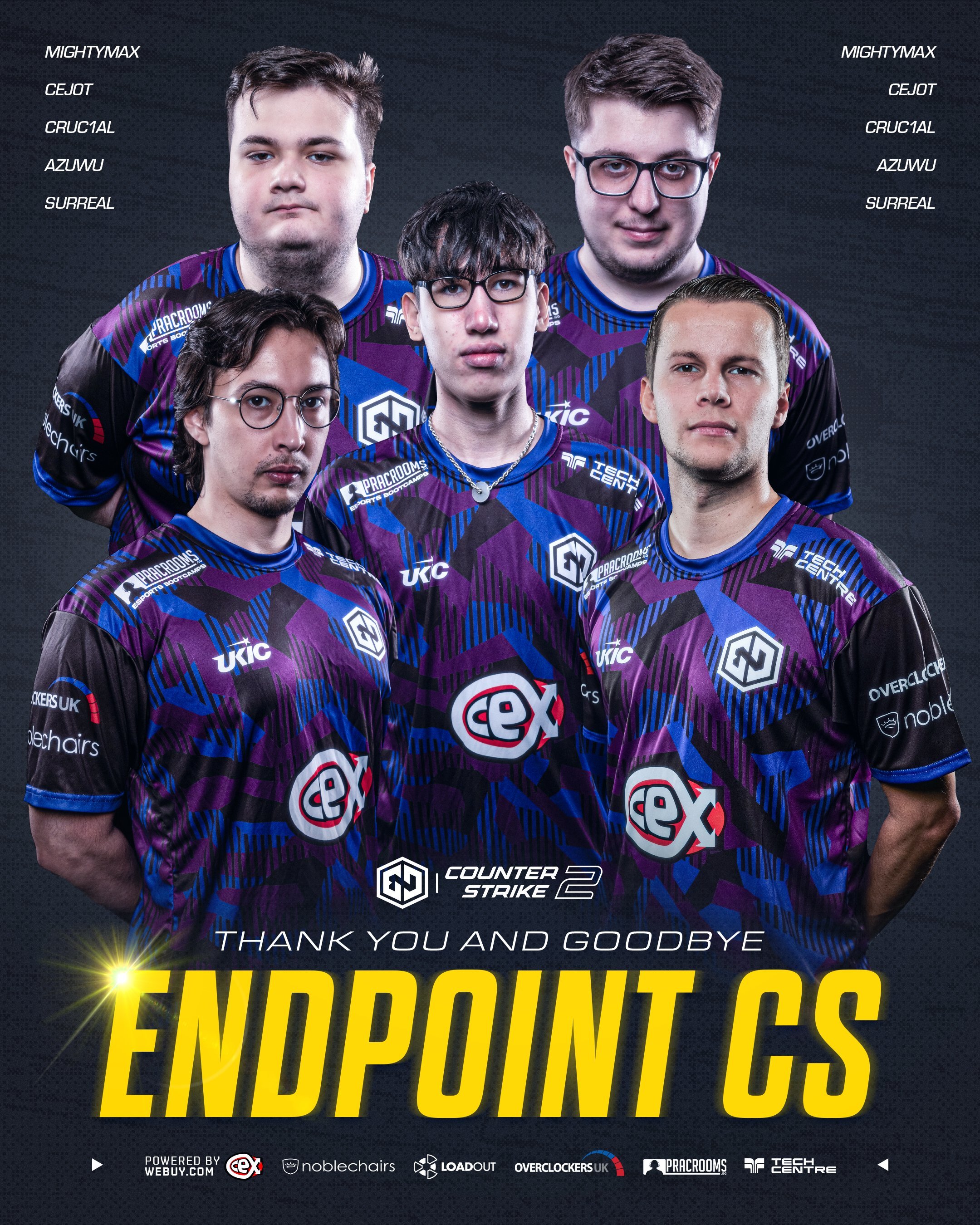 Team Endpoint sætter sin Counter-Strike 2 -division i bero