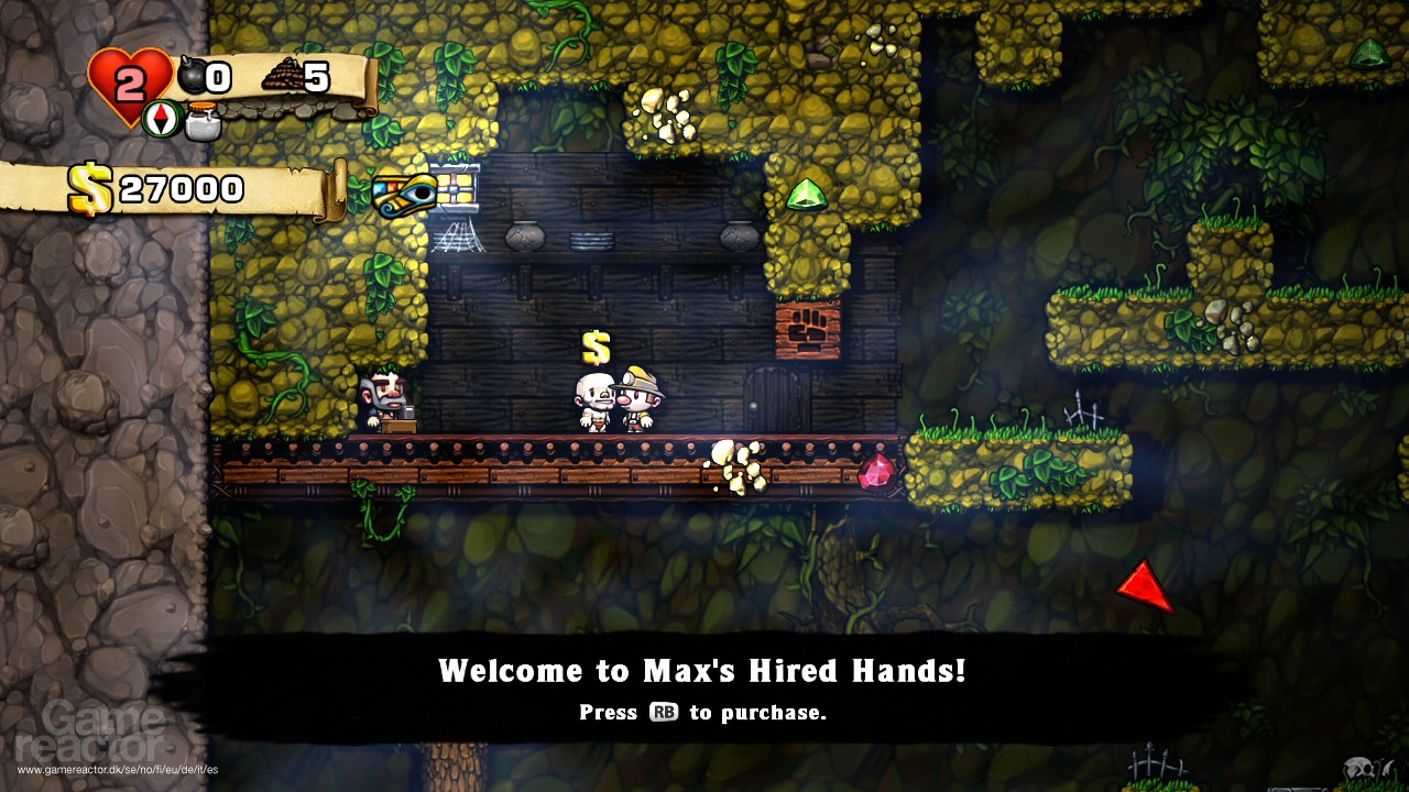 Spelunky Anmeldelse - Gamereactor