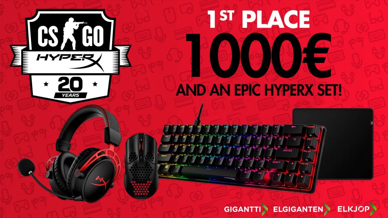 Her er vinderne af vores HyperX 20 års jubilæumsturnering - Counter-Strike: Global Offensive ...