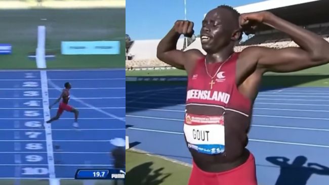 Gout Gout er verdens hurtigste mand på 16... men alle har stavet hans ...