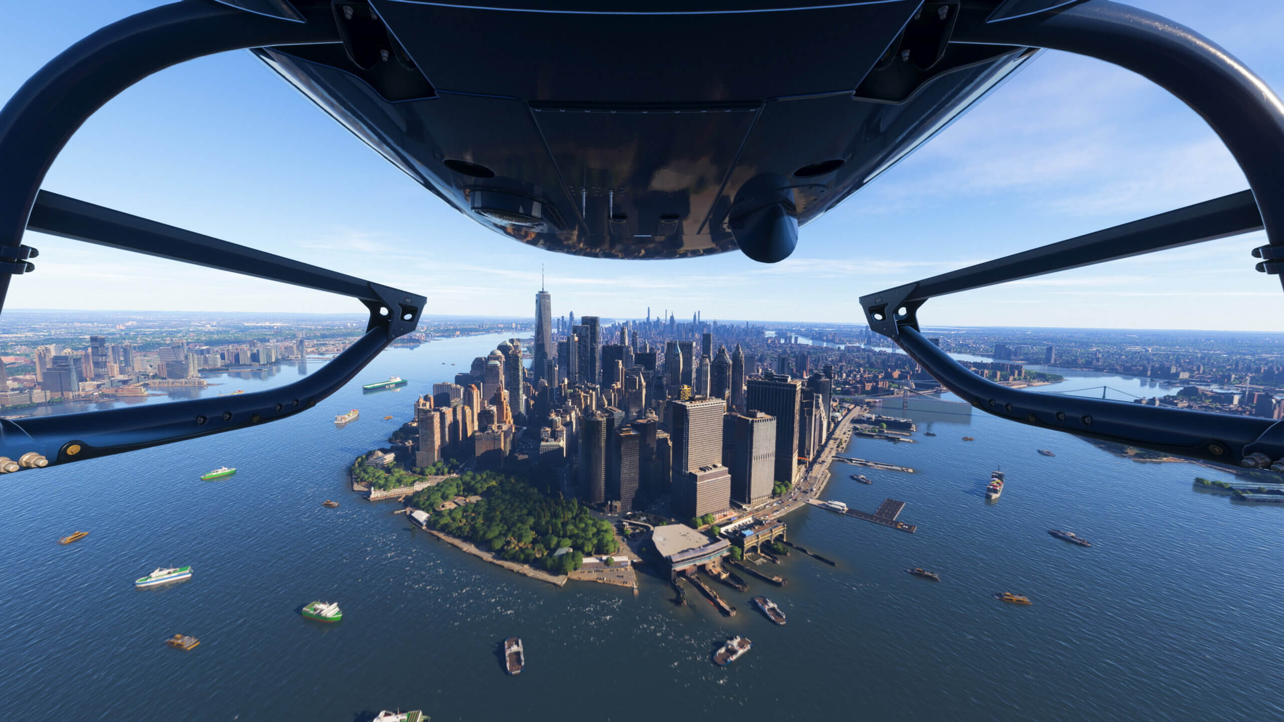 Manhattan og meget mere får et glow-up i Microsoft Flight Simulator ...