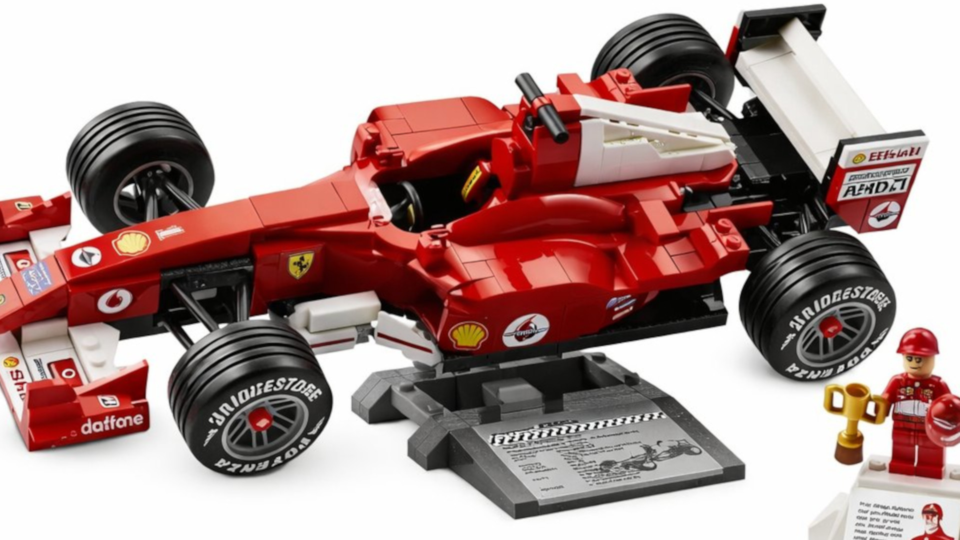 LEGO afslører ny Formel 1-bil: Michael Schumachers Ferrari fra hans ...