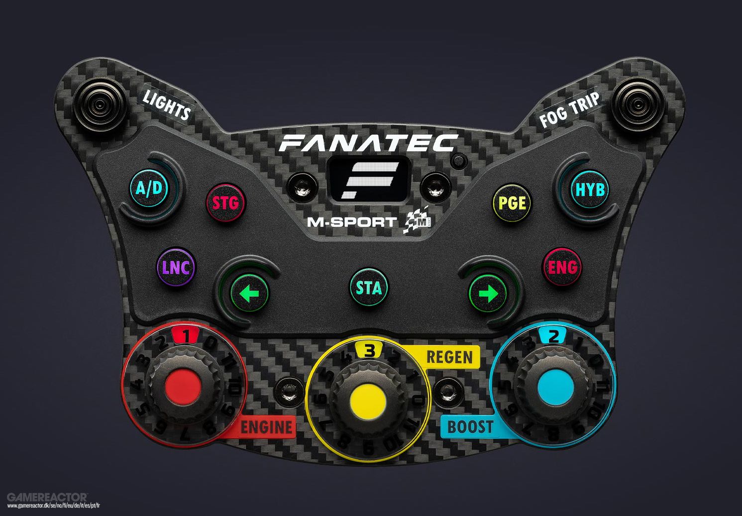 Fanatec Podium Button Module Rally + Clubsport Wheel Sparco - Podium ...