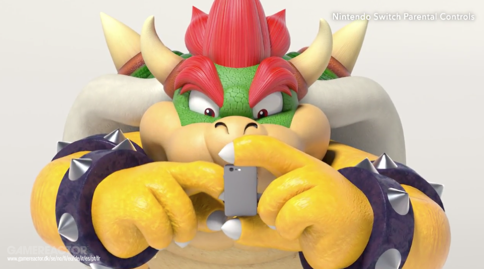 Bowser viser forældrekontrol-appen frem på Nintendo Switch - - Gamereactor
