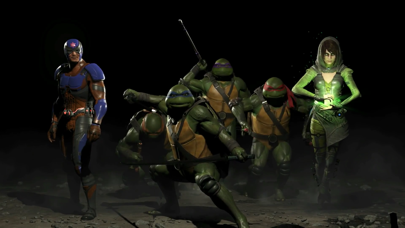 Teenage Mutant Ninja Turtles rammer Injustice 2