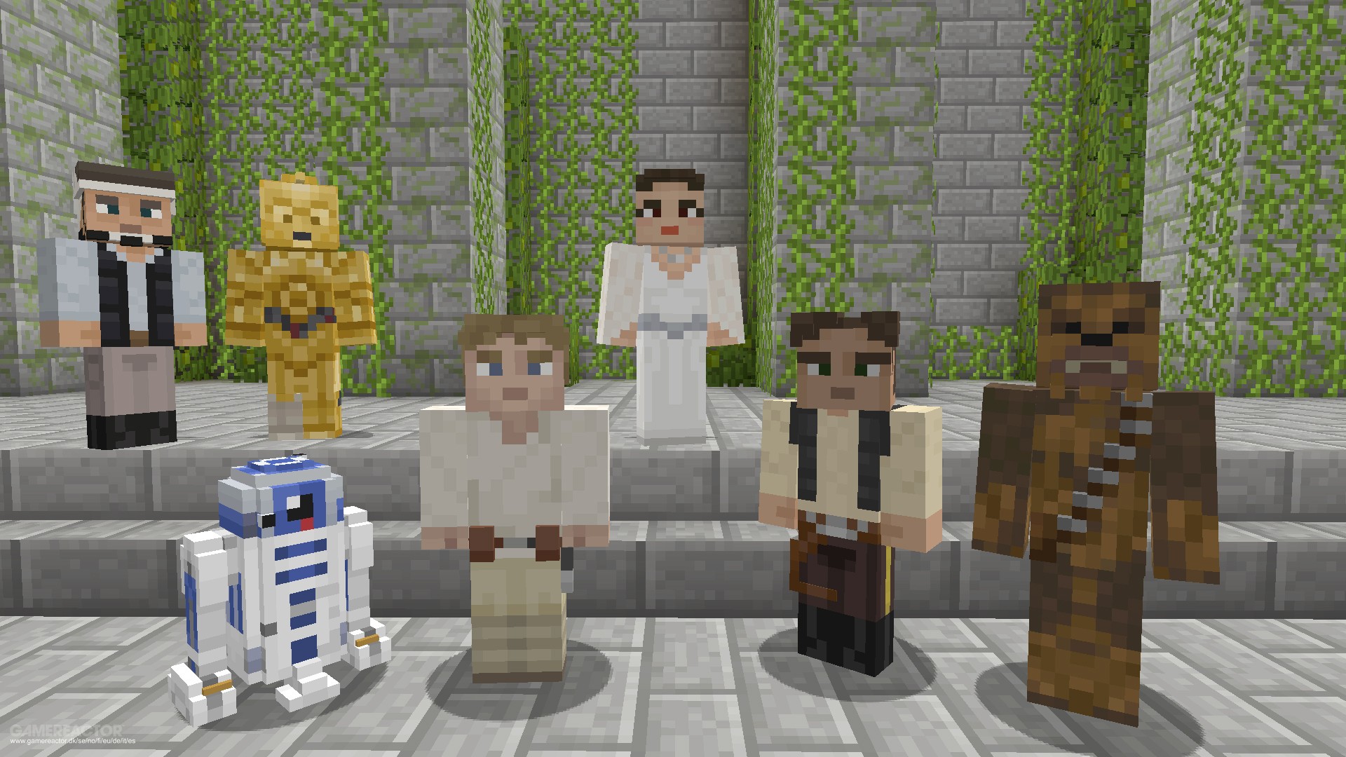 Sådan ser klassiske Star Wars-figurer ud i Minecraft