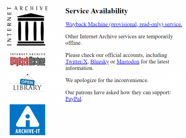 The Wayback Machine er tilbage online efter massivt hackerangreb ...