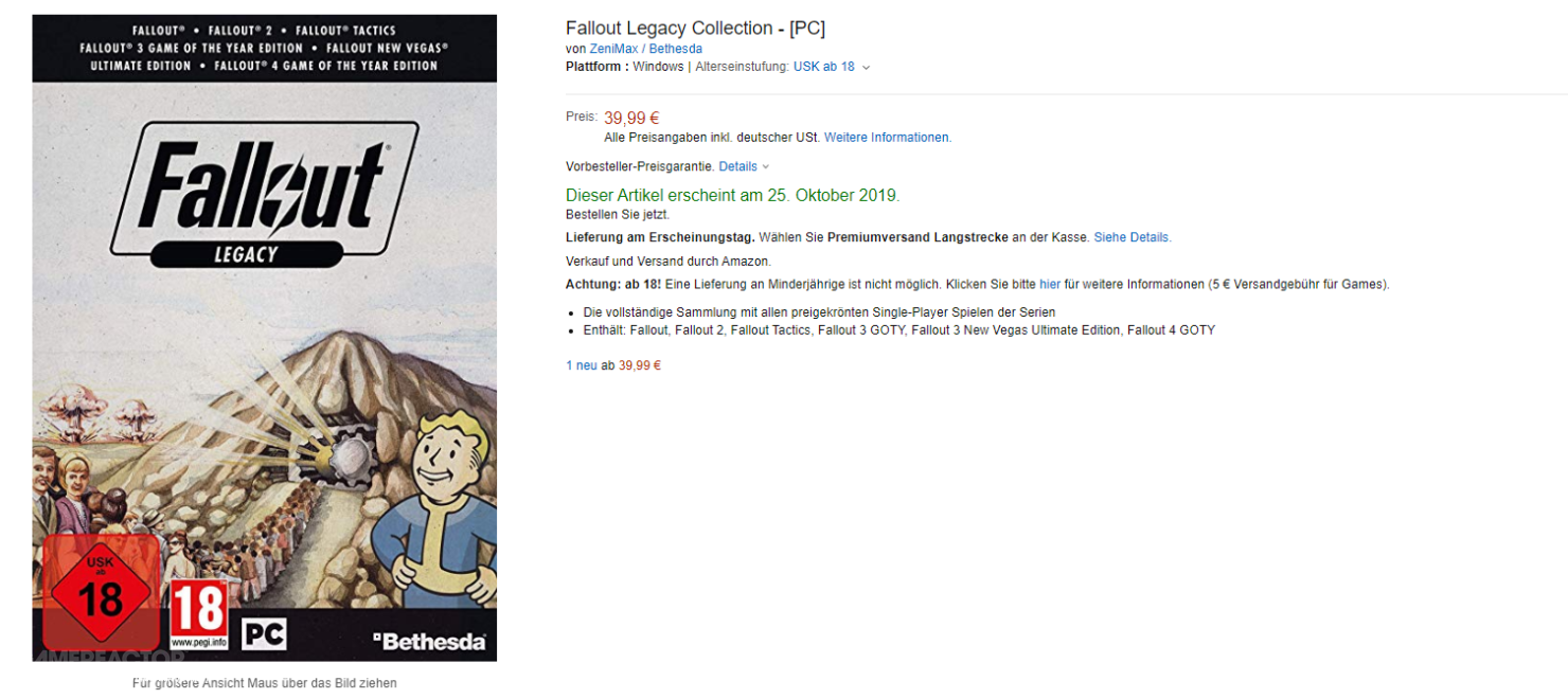 Fallout Legacy Collection er tilsyneladende lækket - Fallout 4 ...